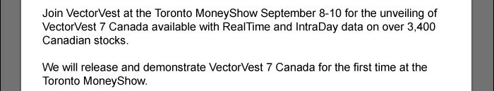Introducing VectorVest 7 Canada