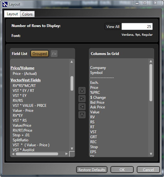 Customizing Viewer Layouts